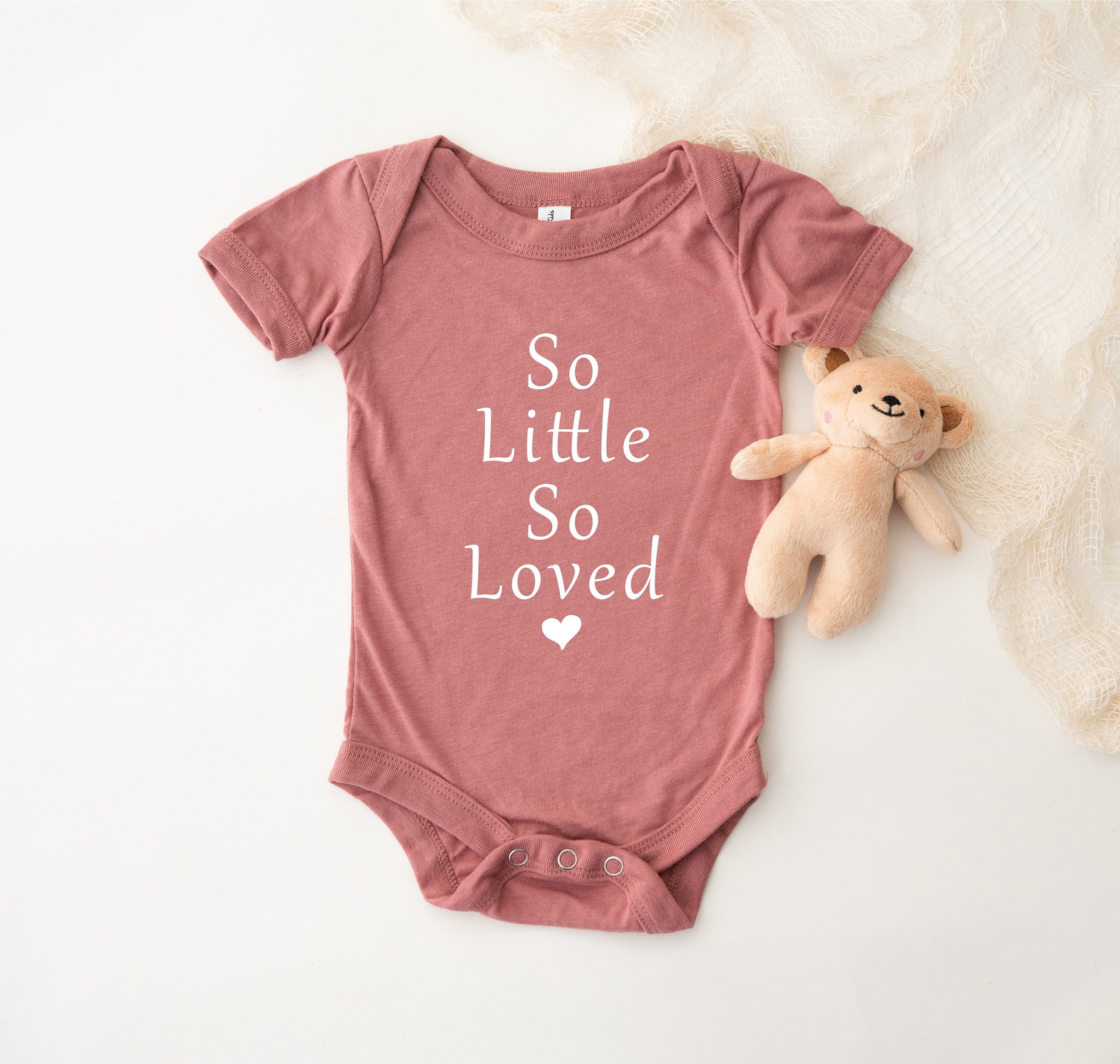 Bella Canvas with So Little So Loved, Loved For Baby, Loved Shirt For Baby, Cute Auntie Toddler ...