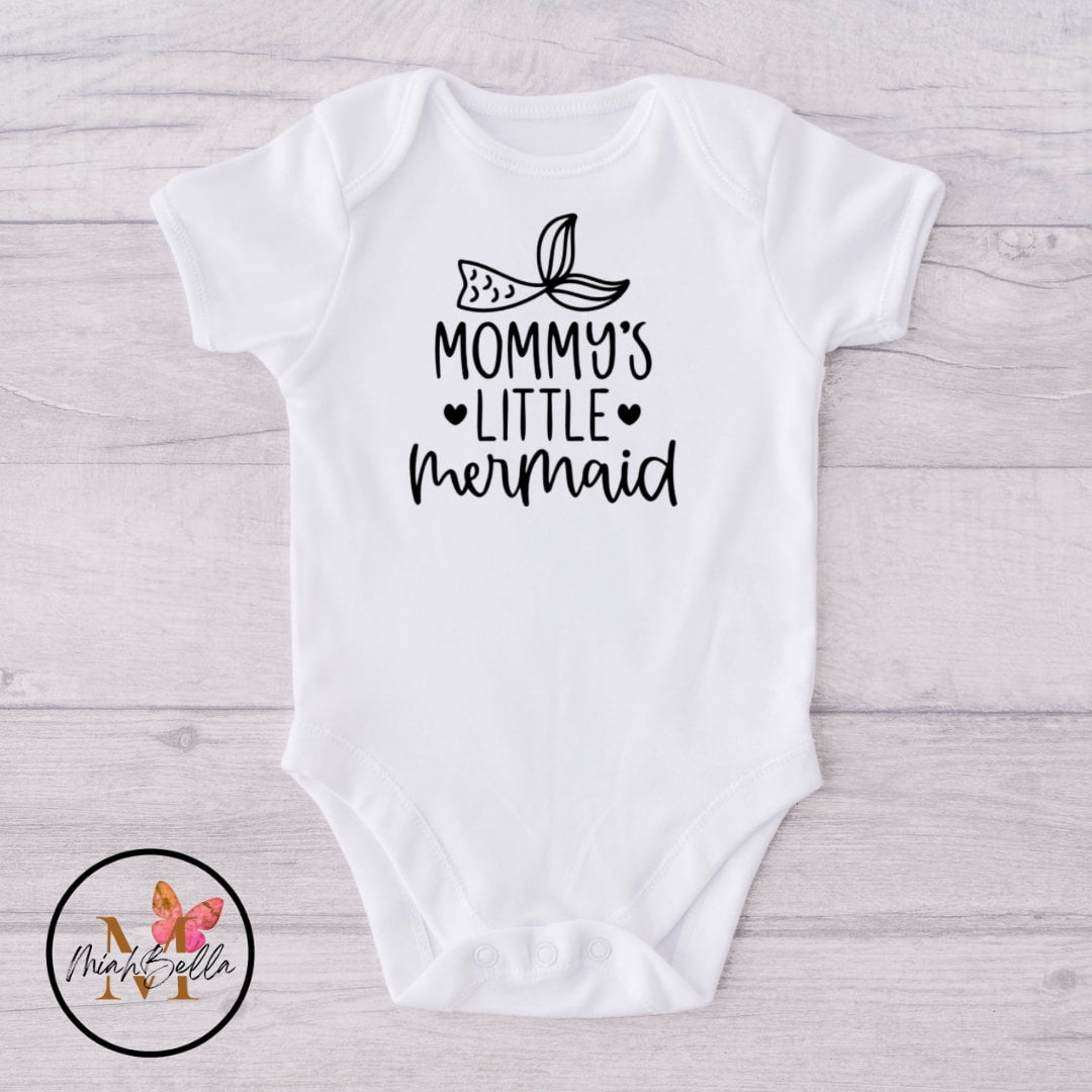 Bella Canvas with Little Mermaid Daddy'S Little Mermaid Mermaid Mommy'S ...