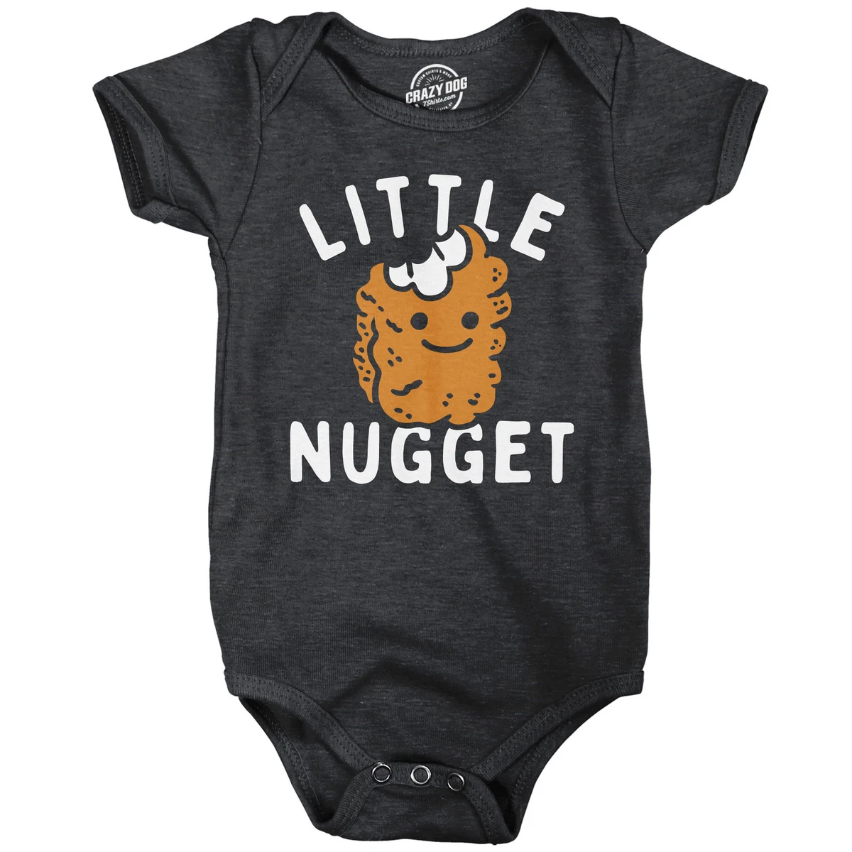 Bella Canvas Little Nugget Baby Bodysuit Funny Sarcastic Chicken ...