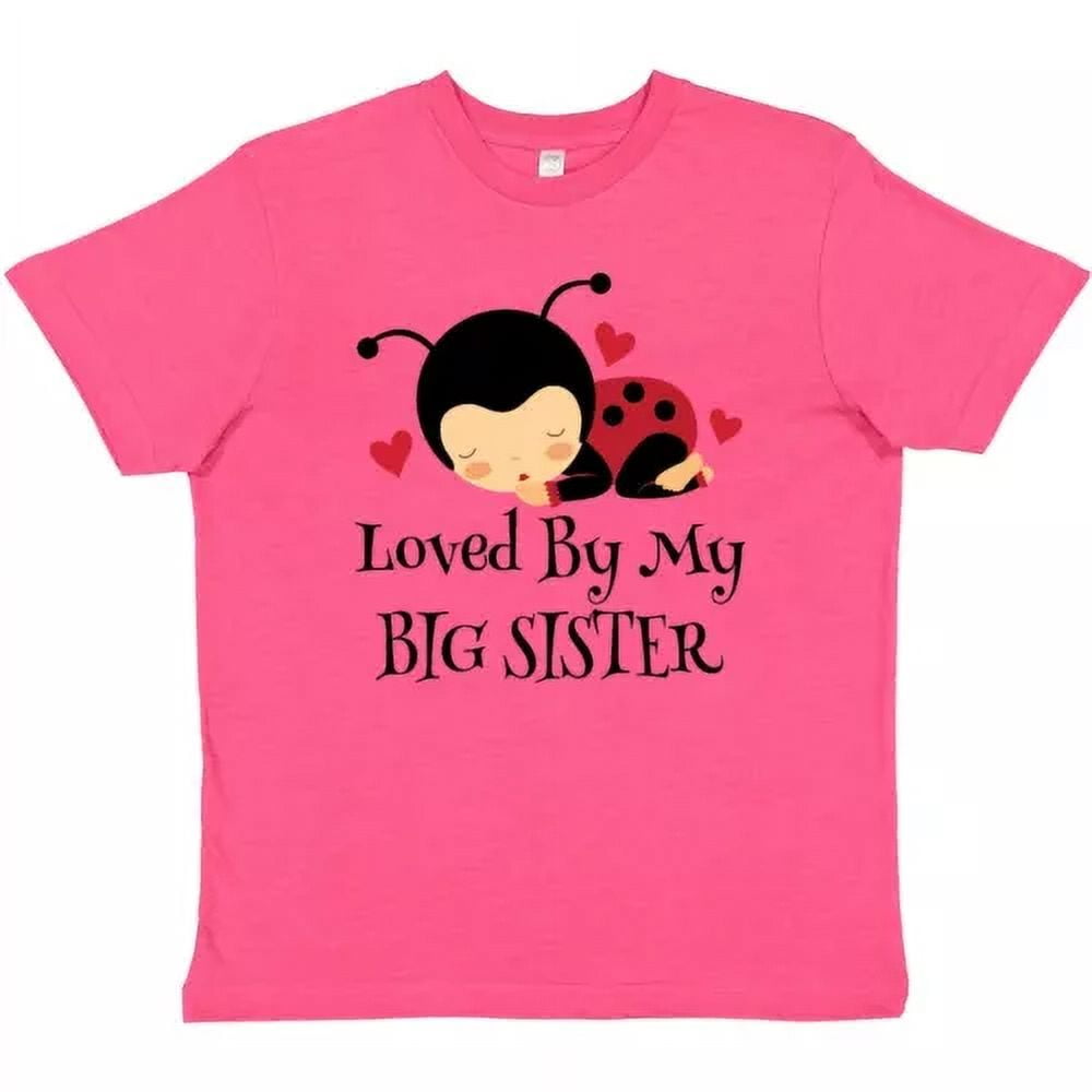 Bella Canvas Little Sister Ladybug Toddler T-Shirt Sis Lil Loved By My ...