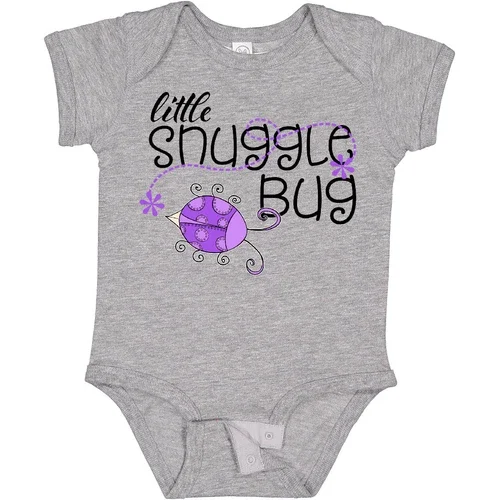 Bella Canvas Little Snuggle Bug Purple Beetle Baby Bodysuit Lavender ...