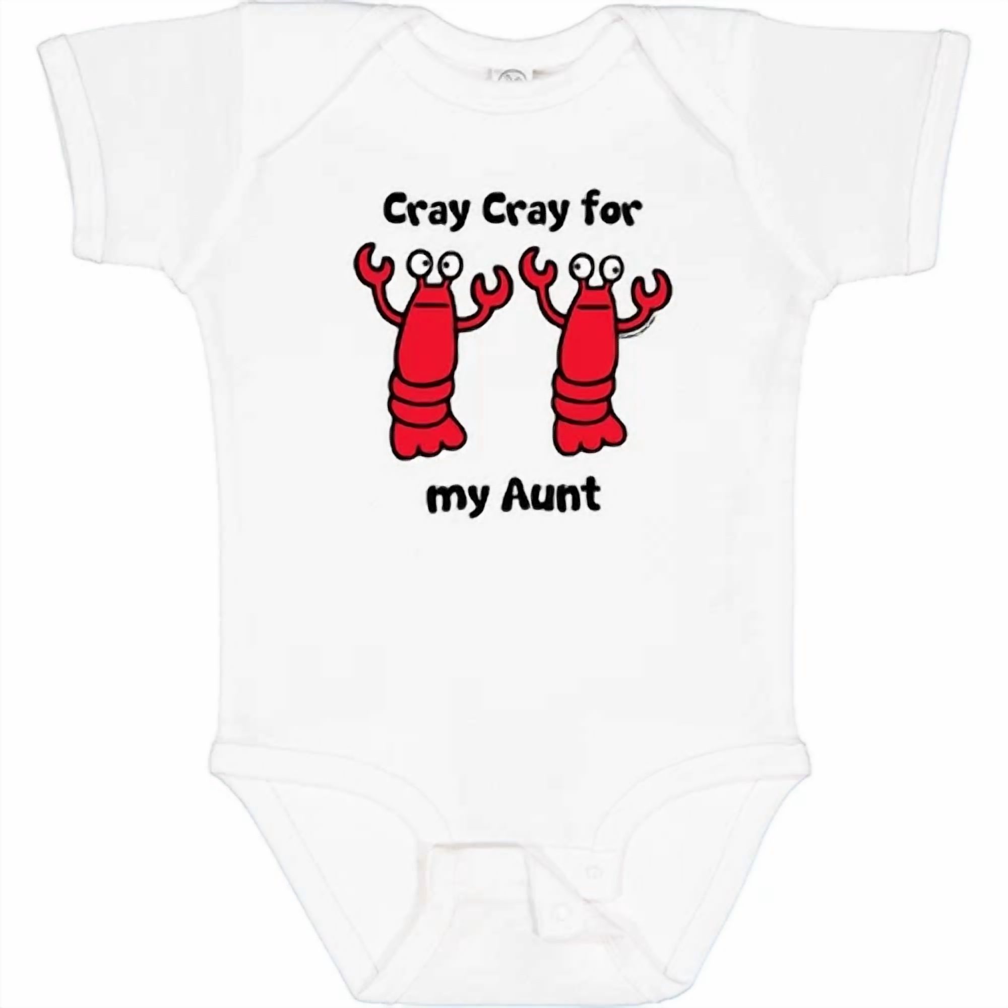 Bella Canvas Lobster Cray Cray For My Aunt Baby Crazy Kids Flossyandjim ...
