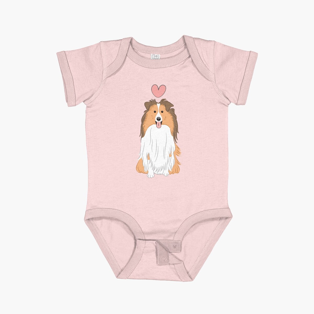 Bella Canvas Love Sable Sheltie Dog Shetland Sheepdog Short Sleeve Baby ...
