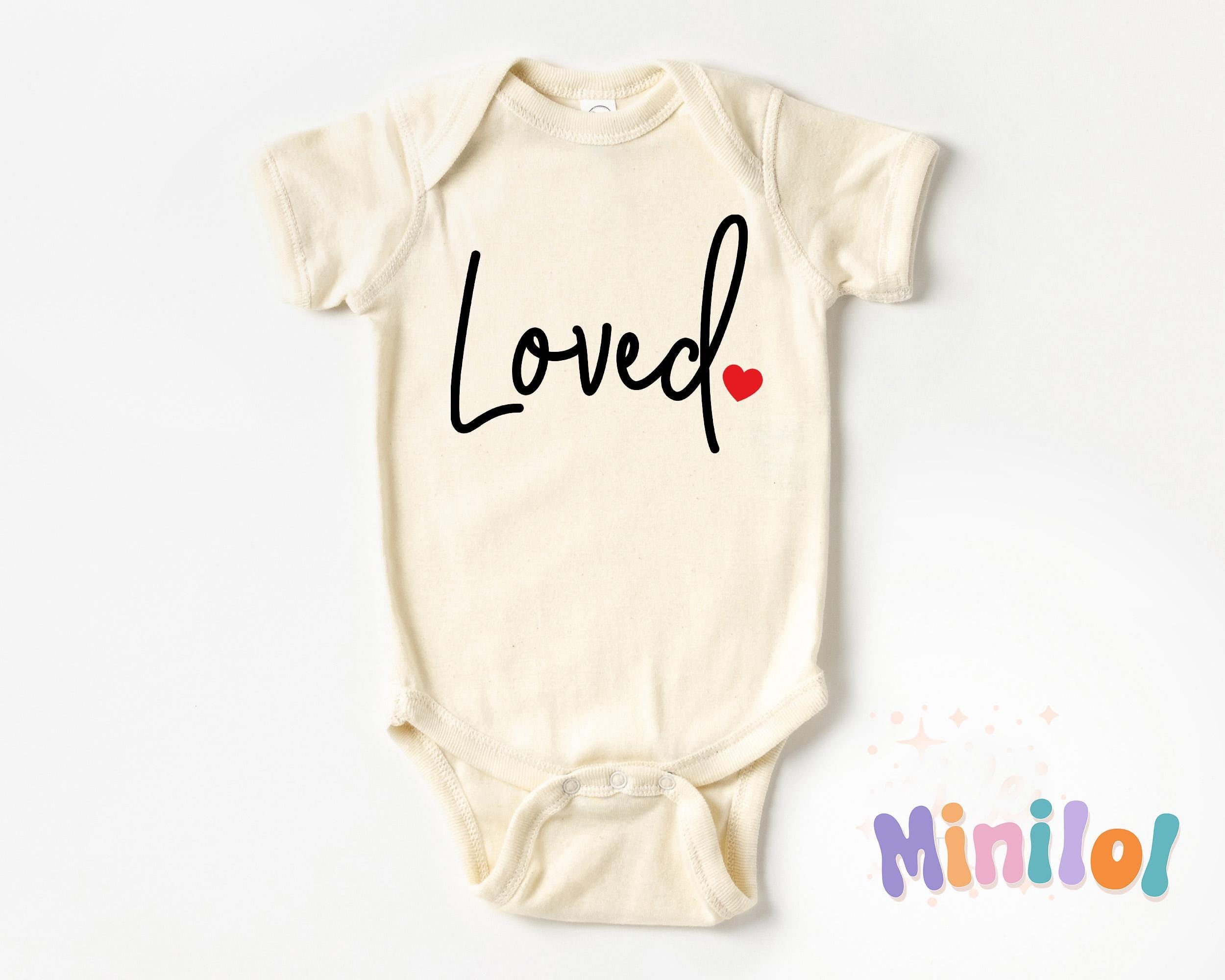 Bella Canvas with Loved, Cute Valentines Day, Loved, Love Baby Clothes, Cute Valentine'S Day ...