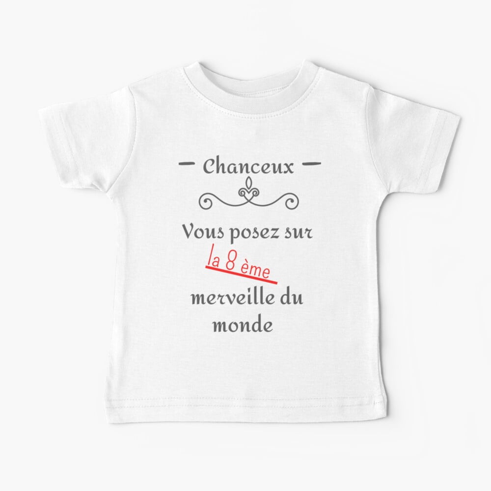 Bella Canvas Lucky, you land on the 8th wonder of the world Baby T ...