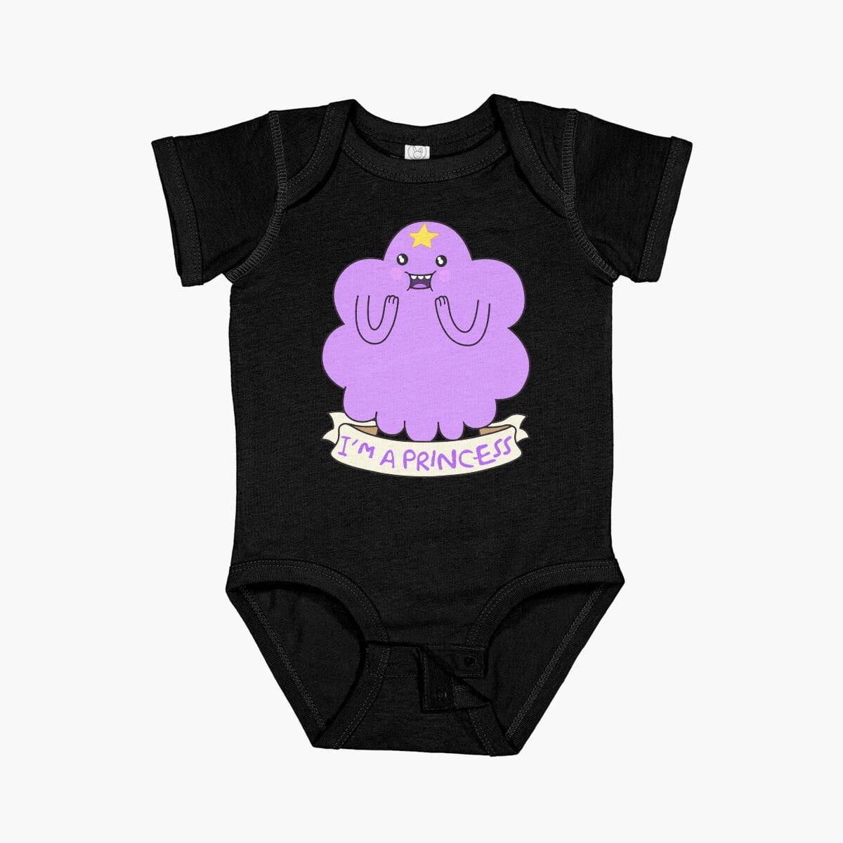 Bella Canvas Lumpy Space Princess Short Sleeve Baby One-Piece Newborn ...