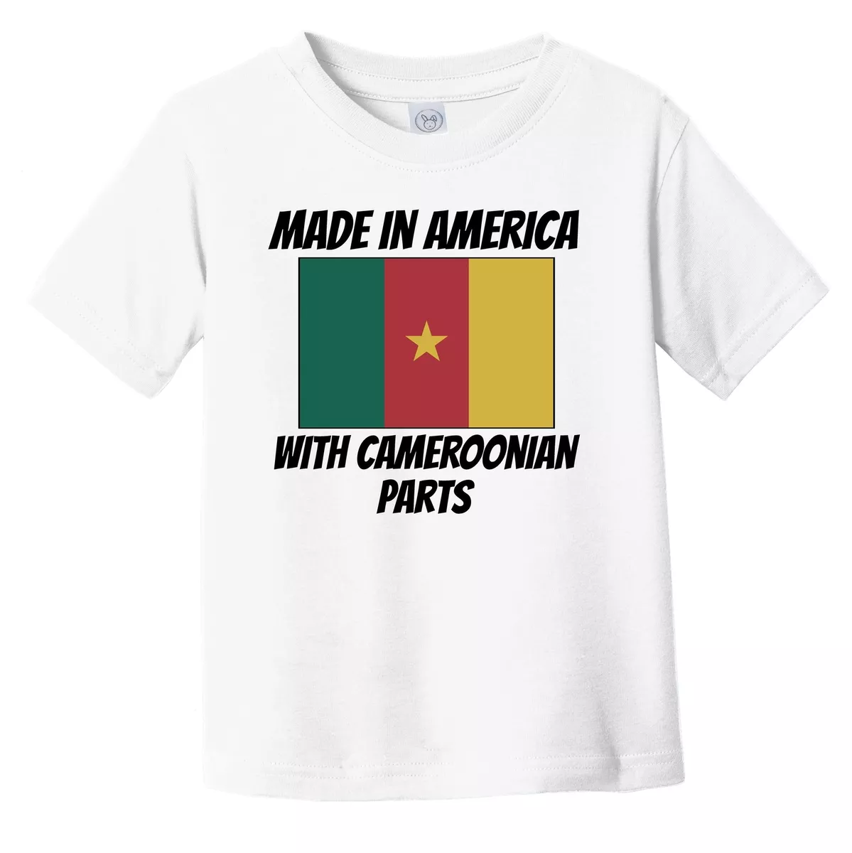 Bella Canvas Made In America With Cameroonian Parts Cameroon Flag Funny ...
