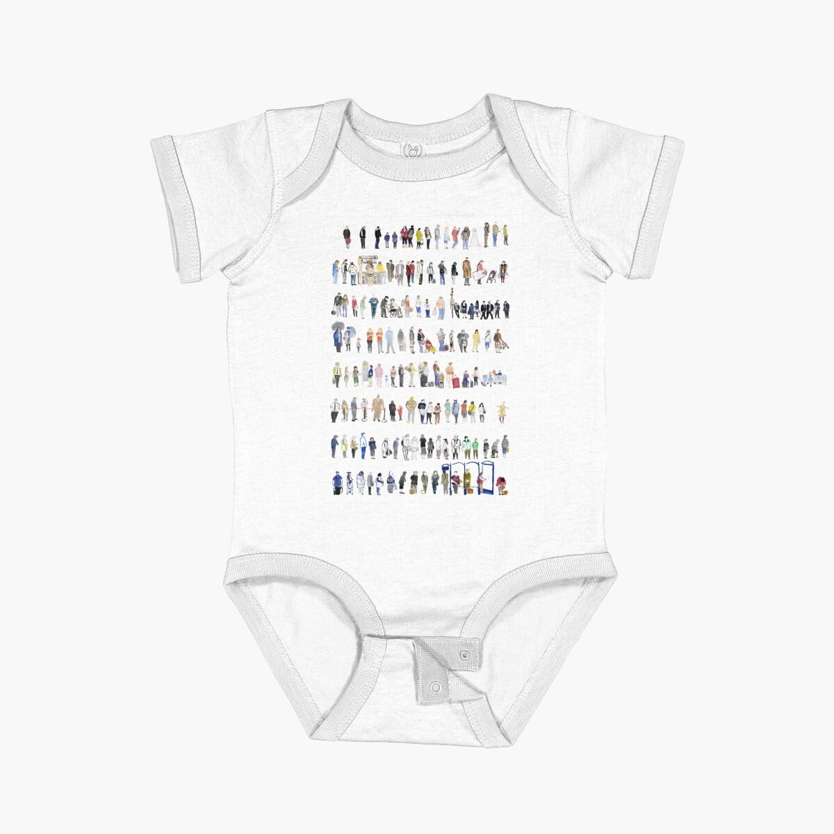 Bella Canvas Major Queuing Short Sleeve Baby One-Piece Newborn Gender ...