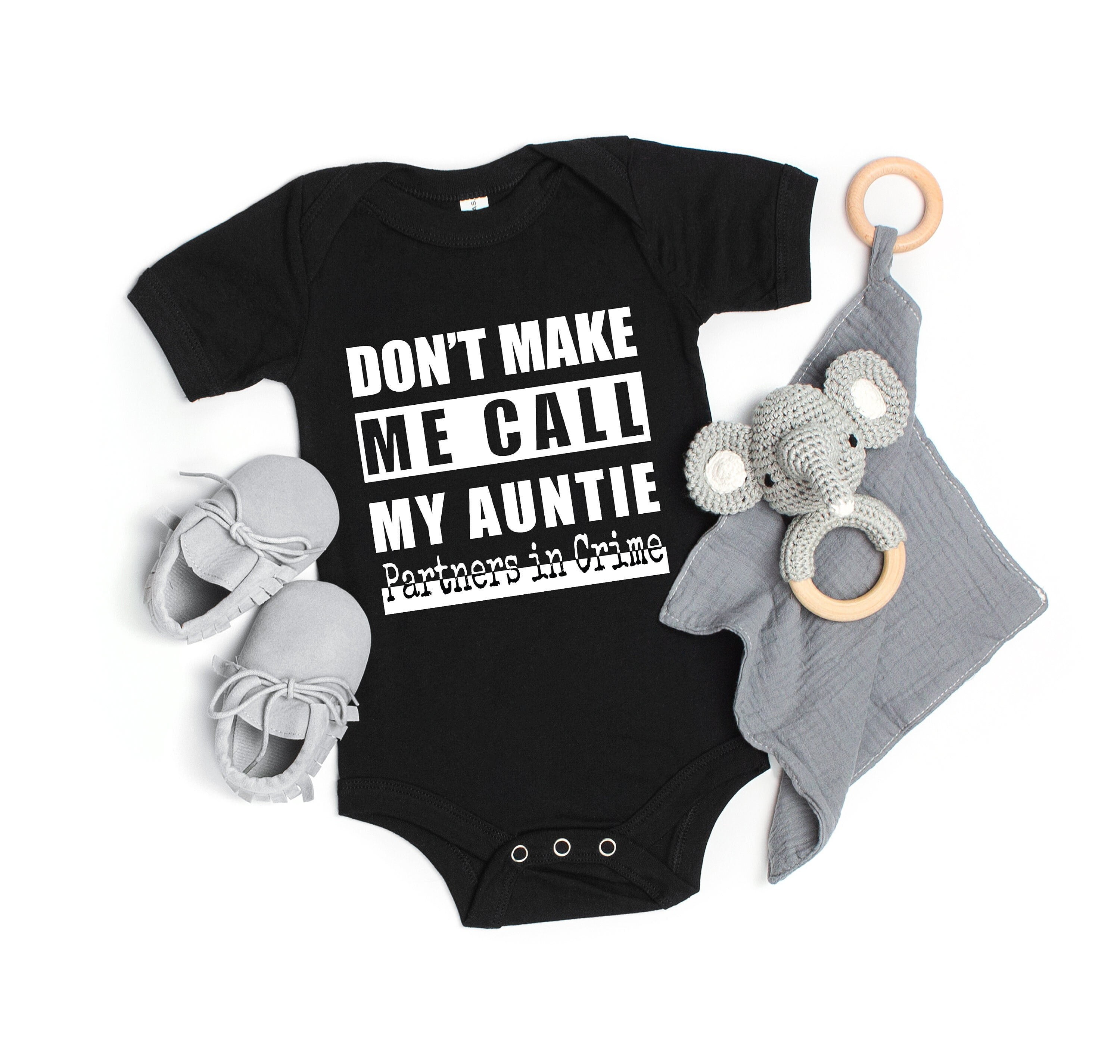 Bella Canvas with Don'T Make Me Call My Auntie, Cute Auntie Toddler Kids Shirt, Funny Aunt Kids ...