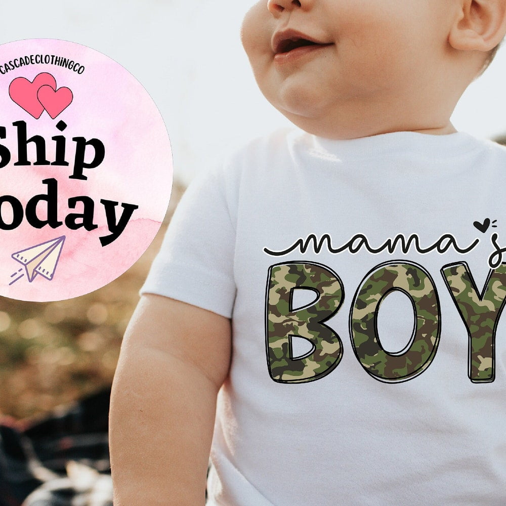 Bella Canvas Mama's Boy Bodysuit, Mama's Boy, Baby Boy, Mothers Day ...