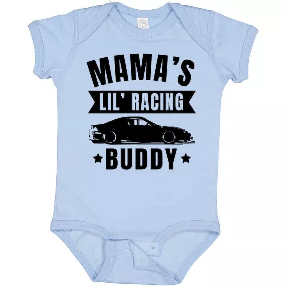 Bella Canvas Mamas Lil Racing Buddy Baby Kids Mommys Little Fun I Love ...
