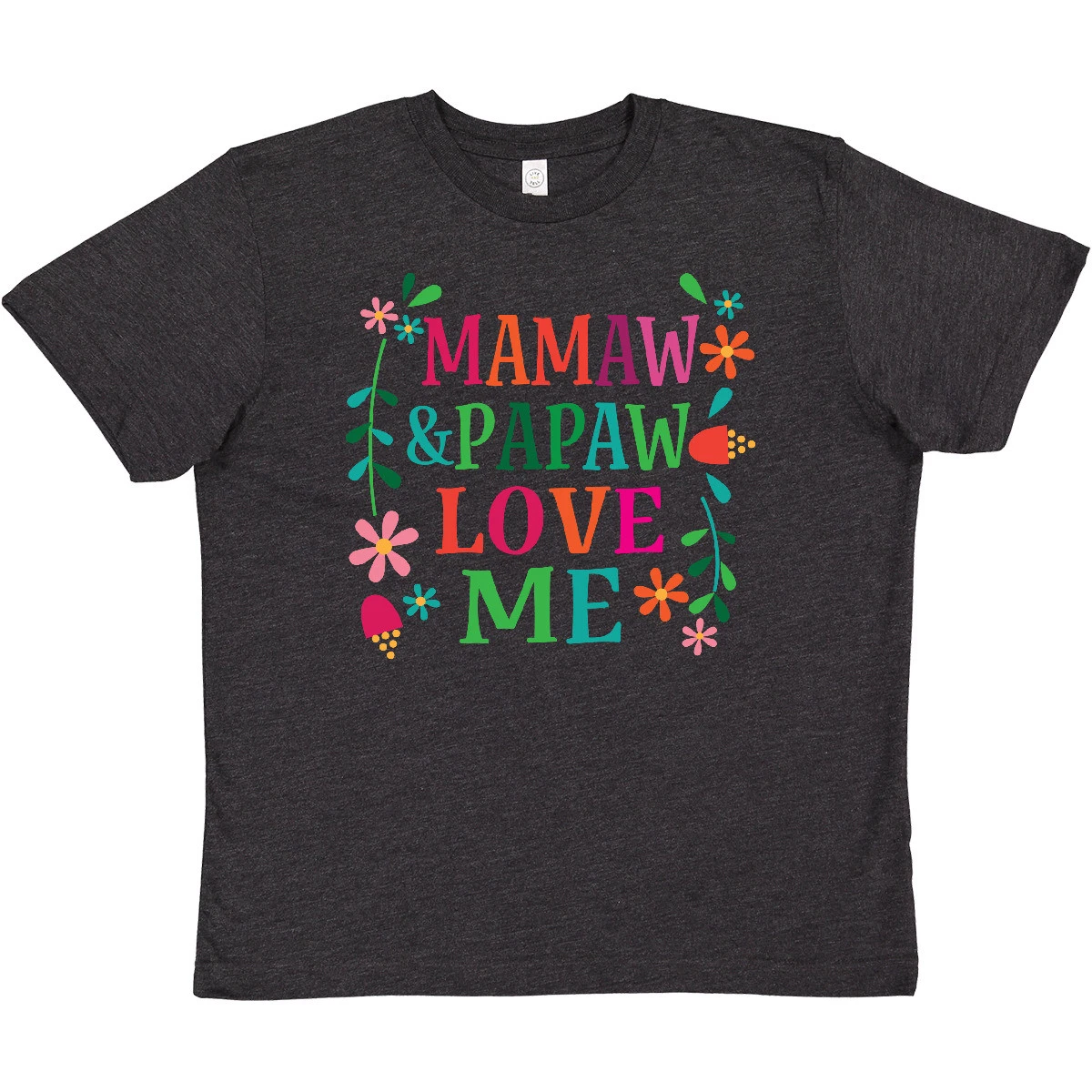 Bella Canvas Mamaw And Papaw Love Me Toddler T-Shirt Girls Clothing Shower Apparel - Walmart.com