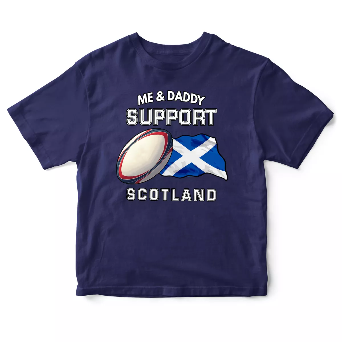 Bella Canvas Me & Daddy Support Scotland Baby T Shirt Rugby Country ...