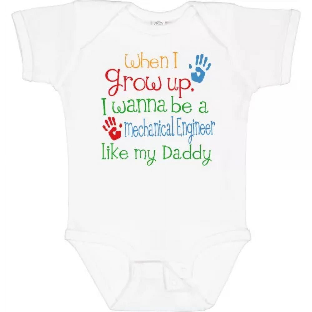 Bella Canvas Mechanical Engineer Like Daddy Baby Childs Kids Mechancial ...