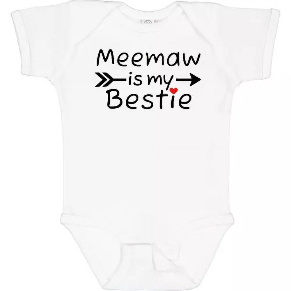 Bella Canvas Meemaw Is My Bestie Baby Meemaws New From Best Grandson ...