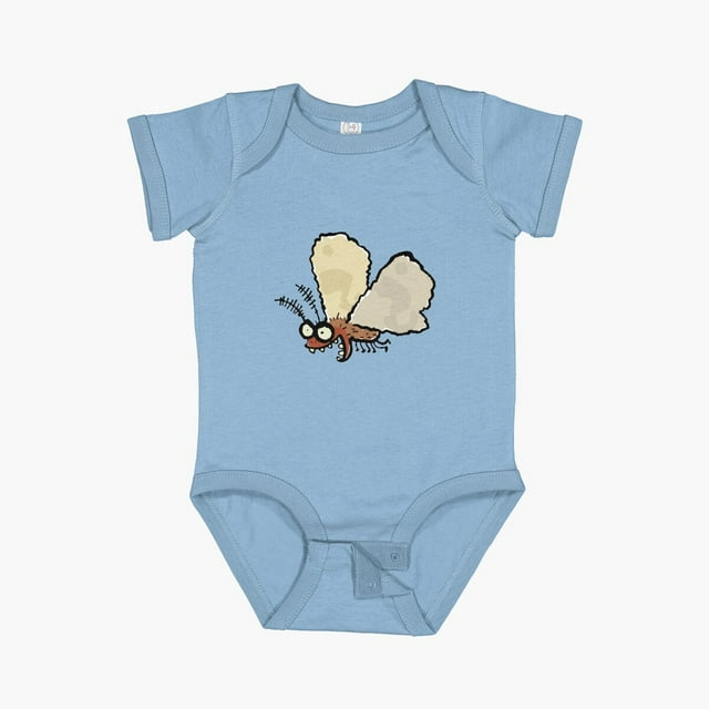 Bella Canvas Melli, The Mean Moth Short Sleeve Baby One-Piece Newborn ...