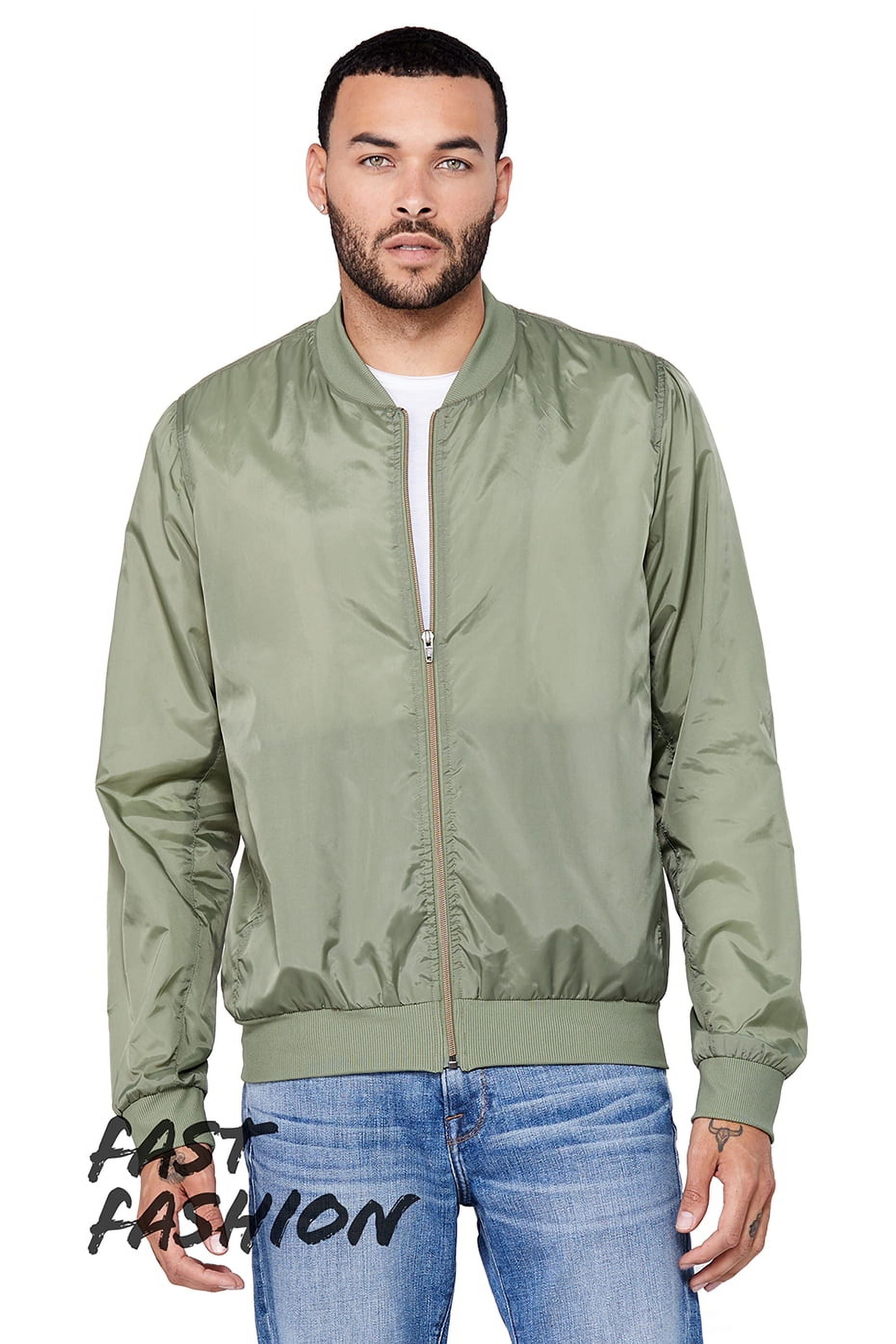 Bella + Canvas Men Fast Fashion Unisex Lightweight Bomber Jacket ...