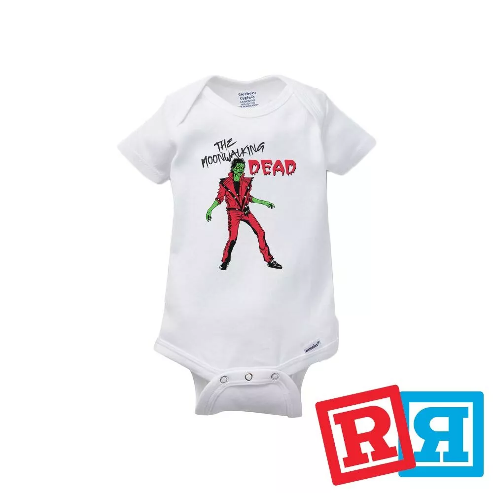 Bella Canvas Michael Jackson Gerber Baby OnesieÂ® Cotton Unisex White ...