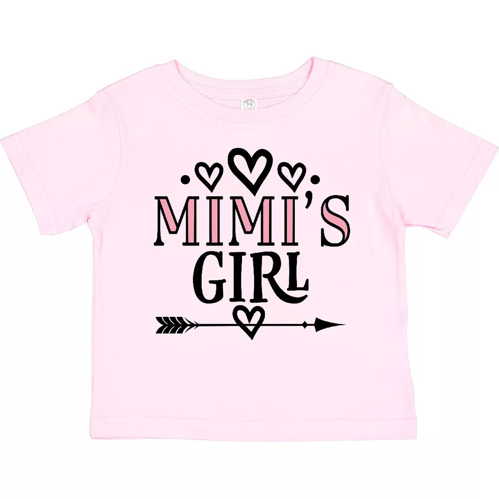 Bella Canvas Mimi Girl Granddaughter Toddler Shirt Mimis Gift Baby ...