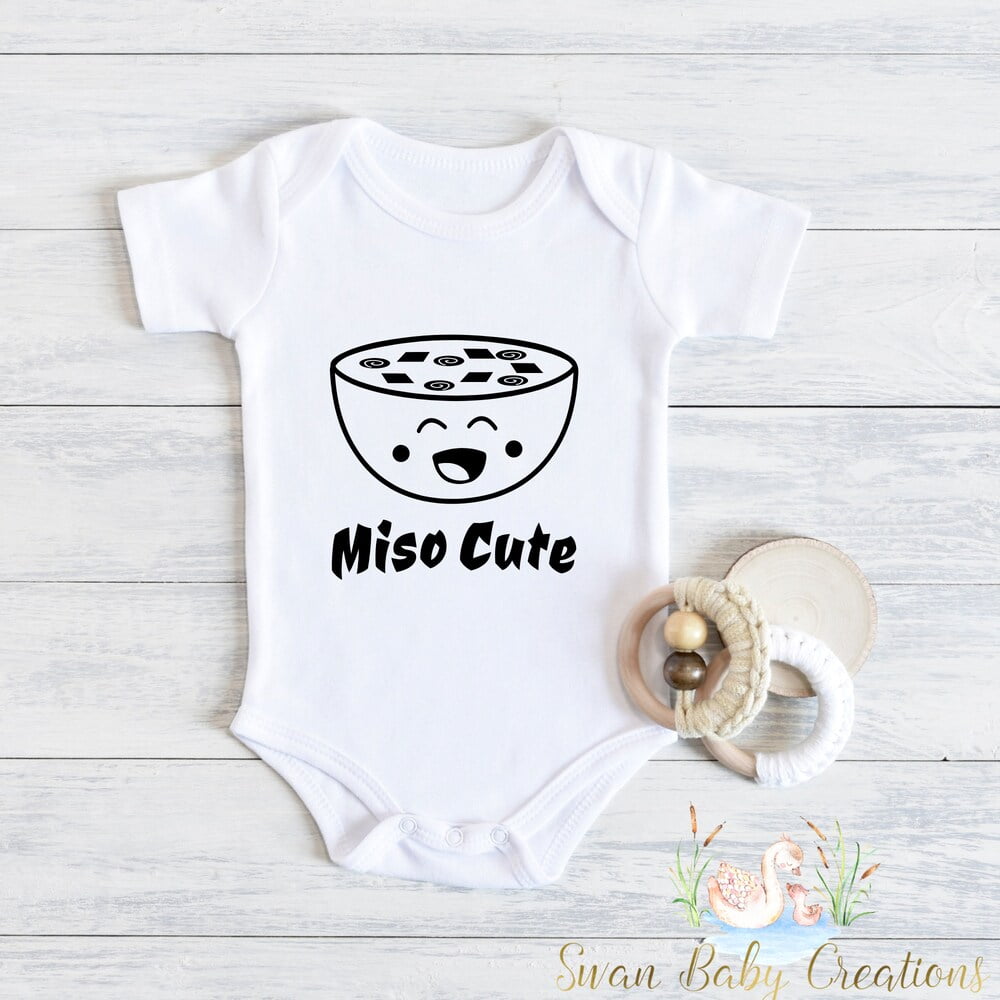 Bella Canvas with Miso Cute, Baby Shower Gift, Unisex Baby Clothes ...