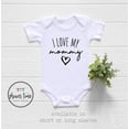 Bella Canvas with Mommy - Cute I Love My Mommy - Mother'S Day-Mother'S ...