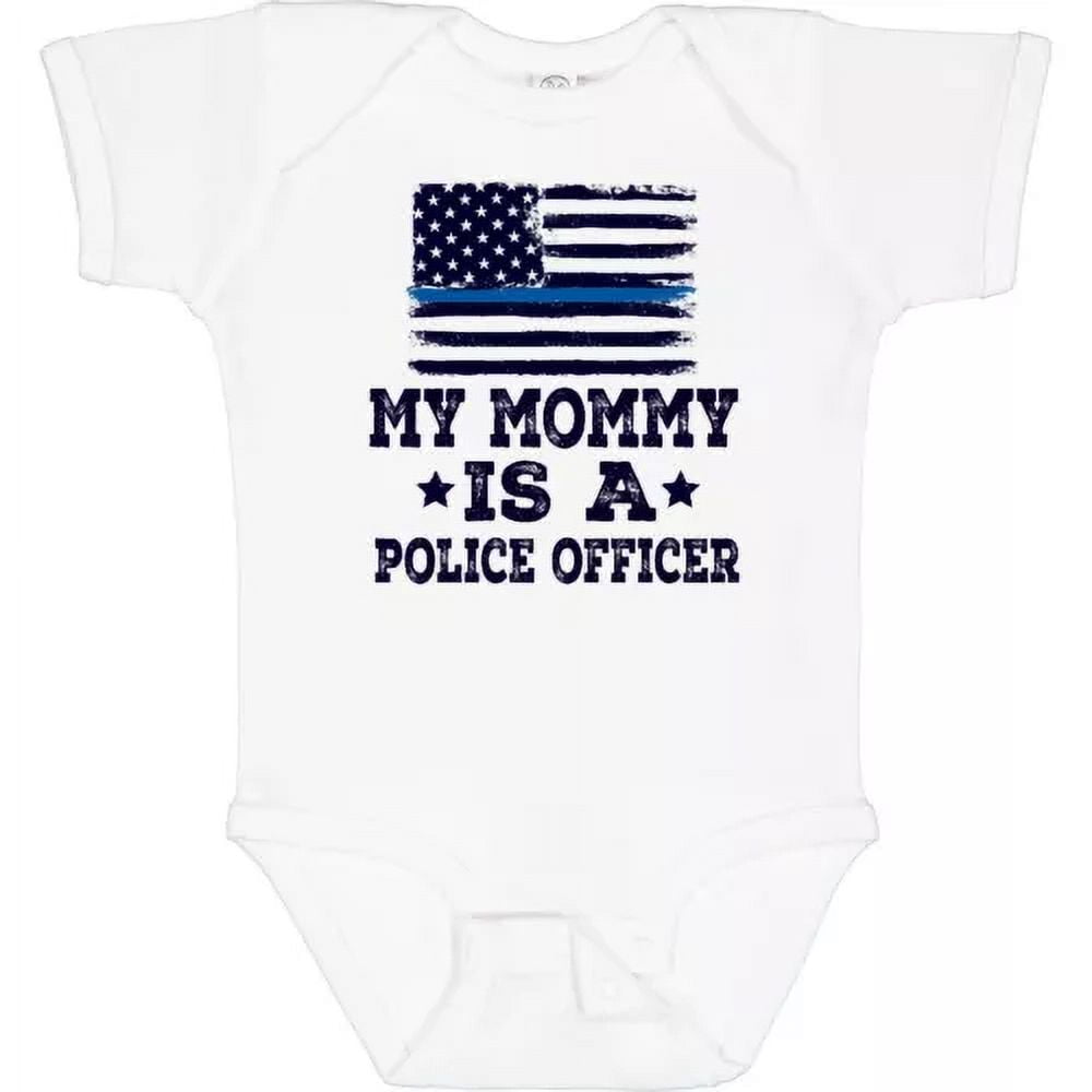 Bella Canvas Mommy Is A Police Officer Law Enforcement Baby Mom ...