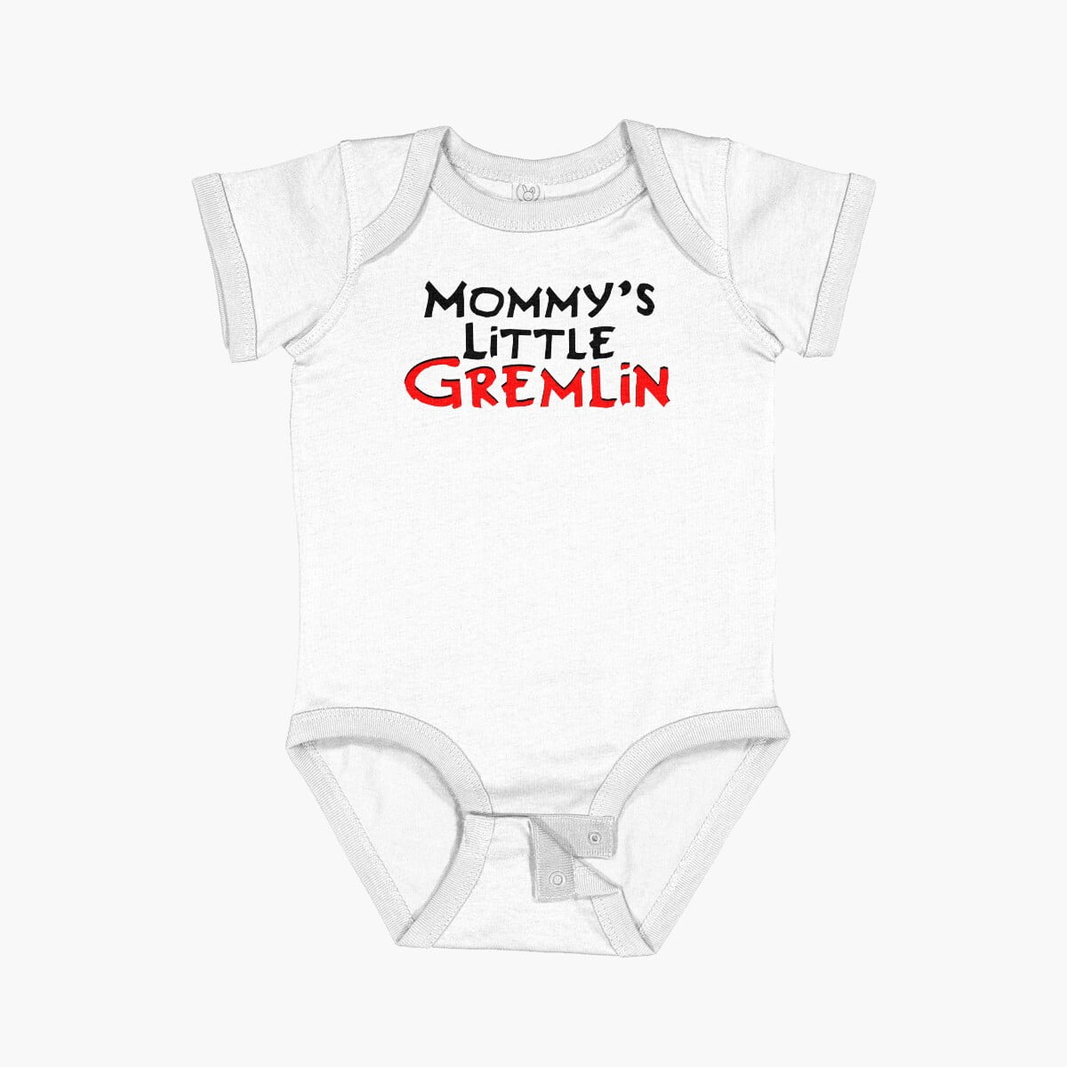 Bella Canvas Mommy'S Little Gremlin Short Sleeve Baby One-Piece Newborn ...