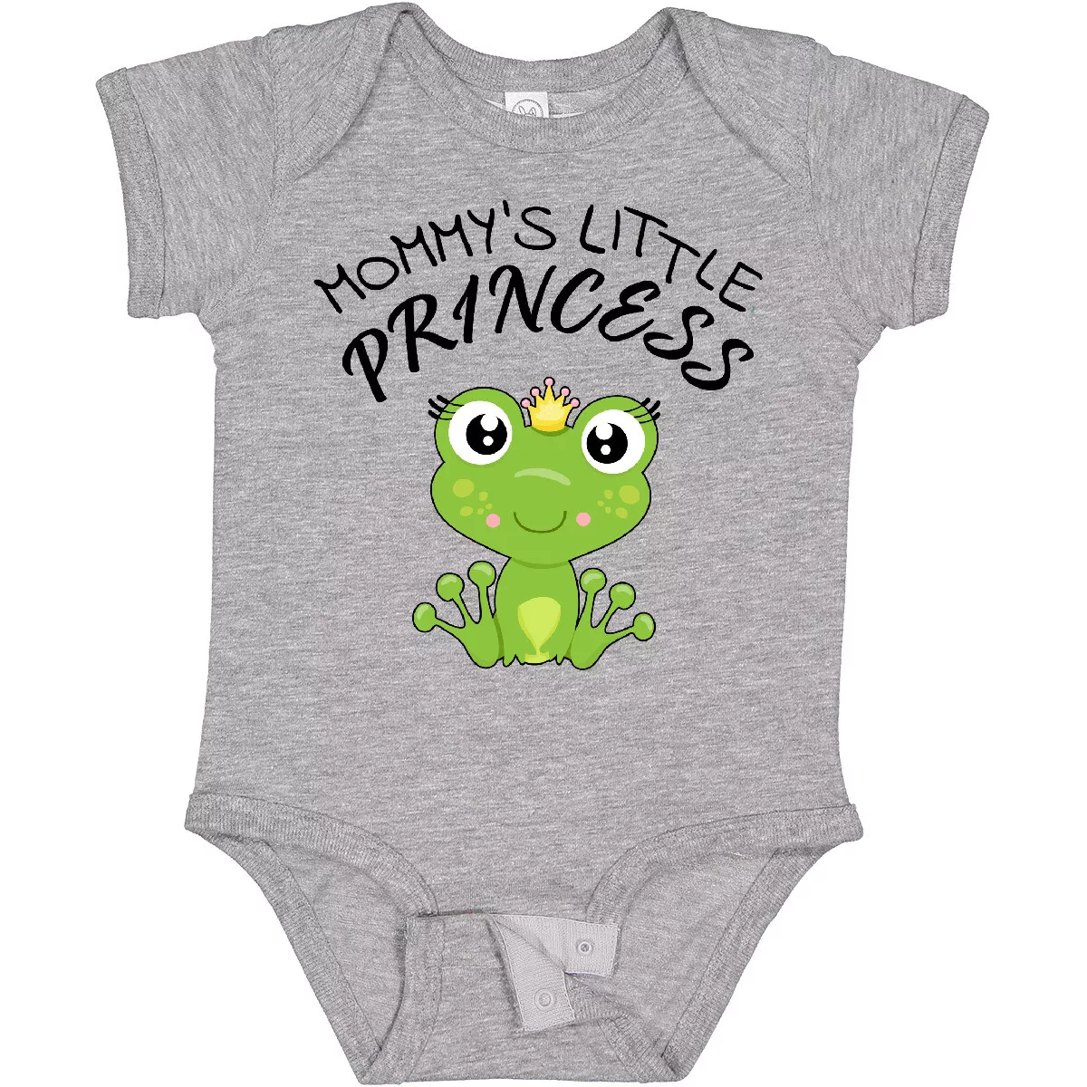Bella Canvas Mommy'S Little Princess- Cute Frog Baby Bodysuit Frogs Mom ...