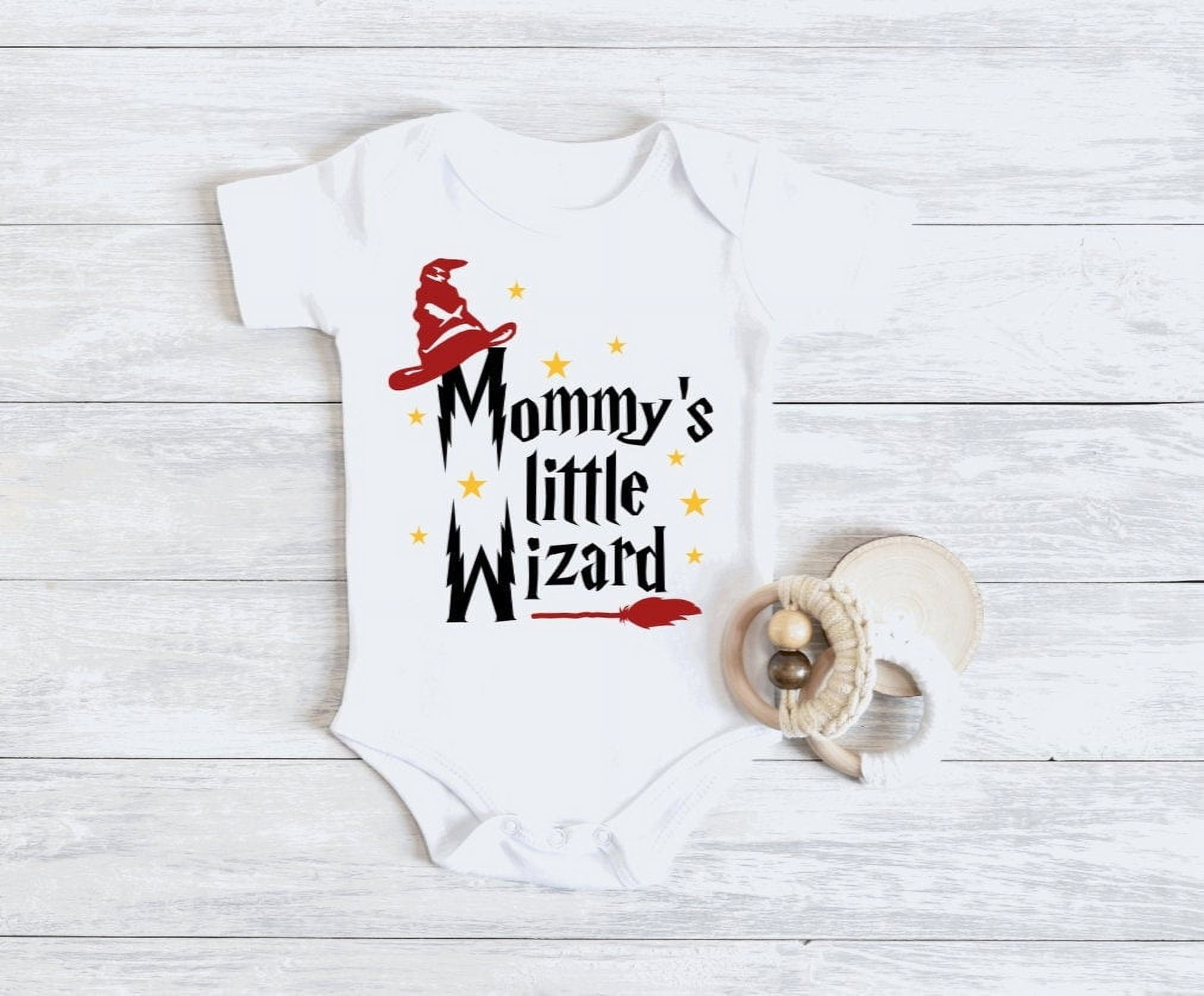 Bella Canvas with Mommy'S Little Wizard Shirt, Cute Baby Wizard Outfit ...