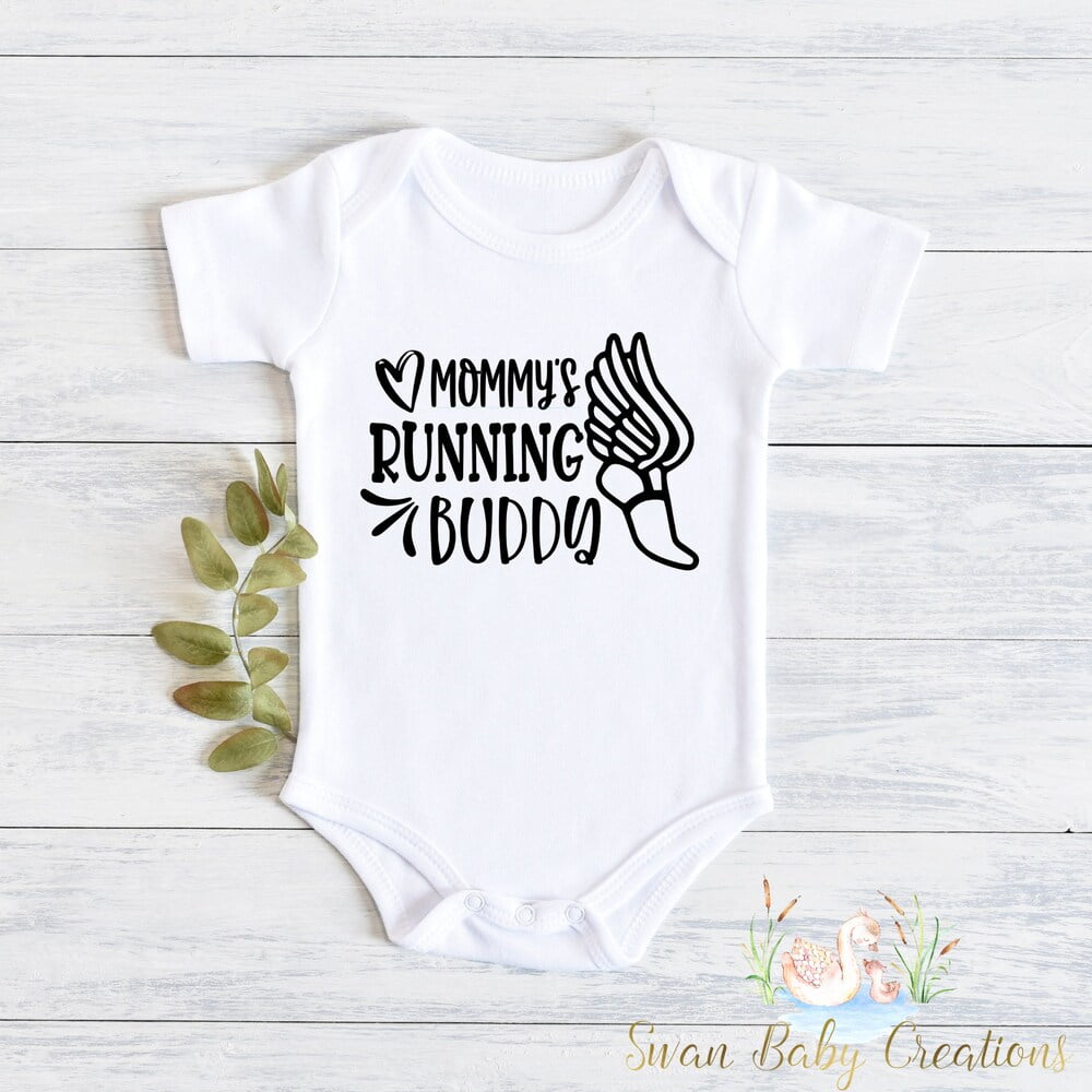 Bella Canvas with Mommy'S Running Buddy, Baby Got Track, Running, Coach ...