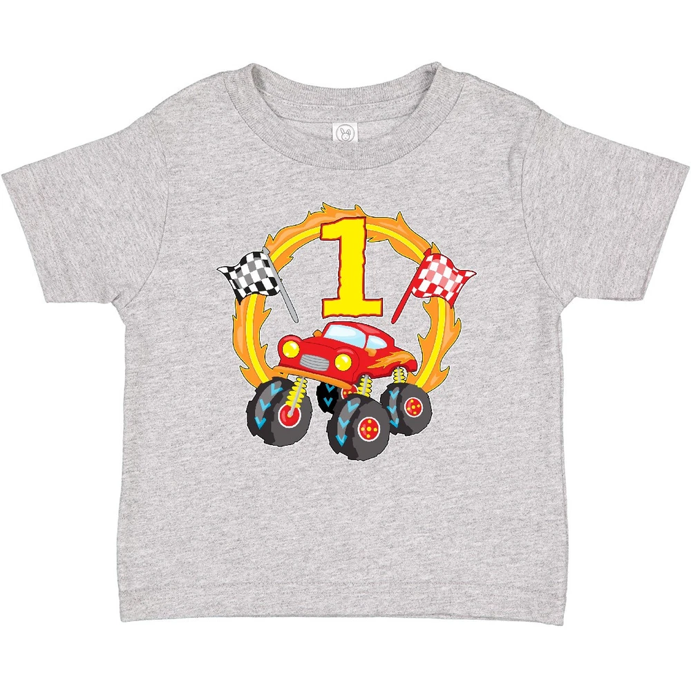 Bella Canvas Monster Truck 1st Birthday Baby Toddler Shirt Birthdays ...