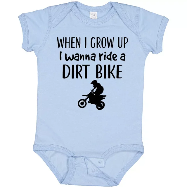 Bella Canvas Motocross Dirt Biking Future Dirt Biker Baby Bodysuit Bike Race Childs - Walmart.com