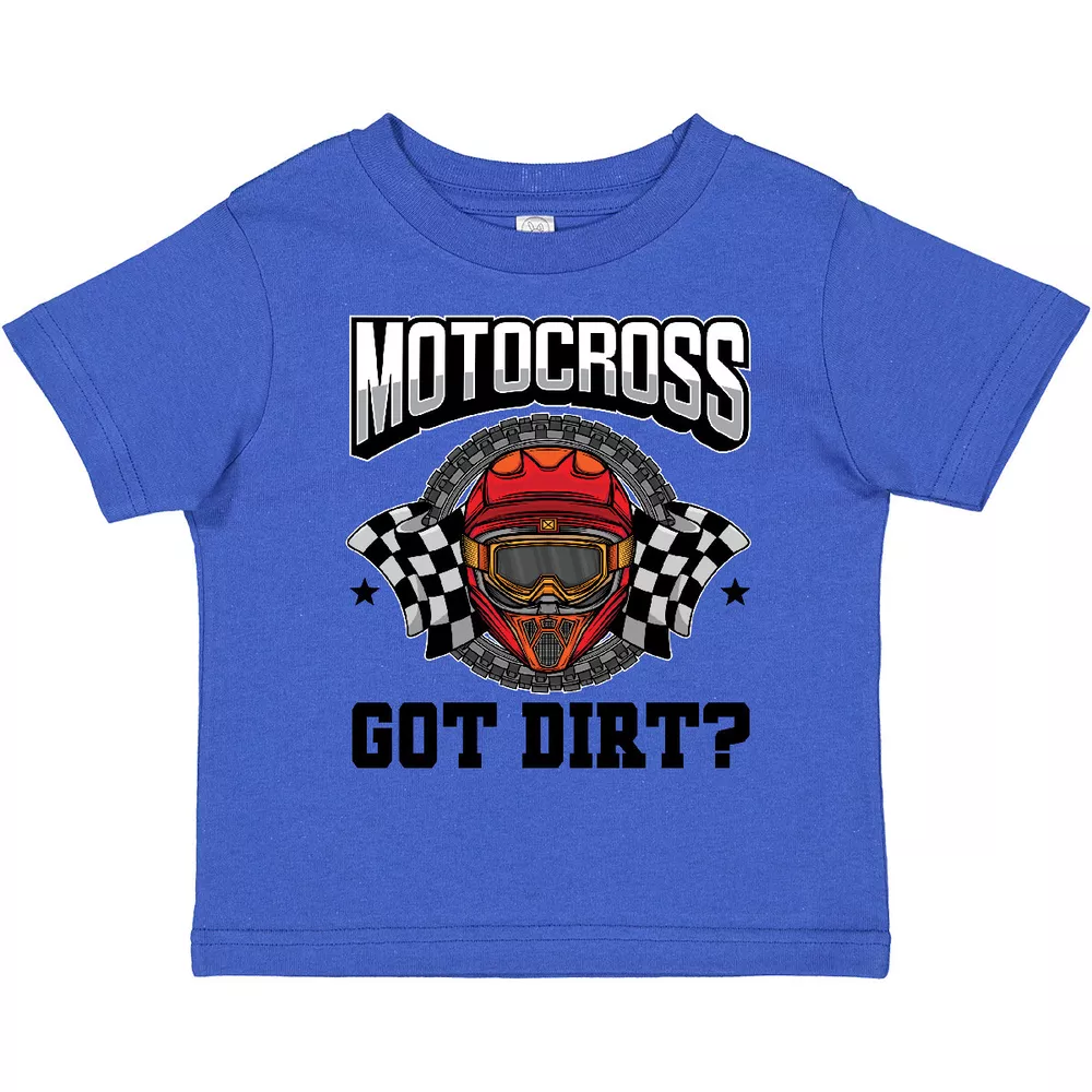 Bella Canvas Motocross Dirt Biking Got Dirt Toddler T-Shirt Bike Race Offroad Track - Walmart.com