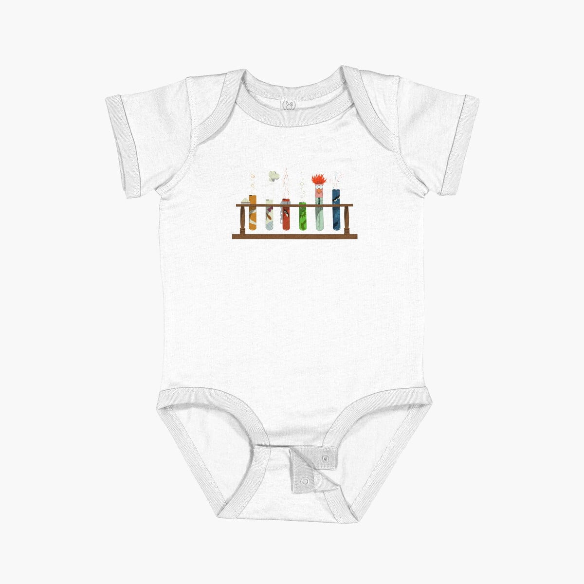 Bella Canvas Muppet Science - Chemistry Short Sleeve Baby One-Piece ...