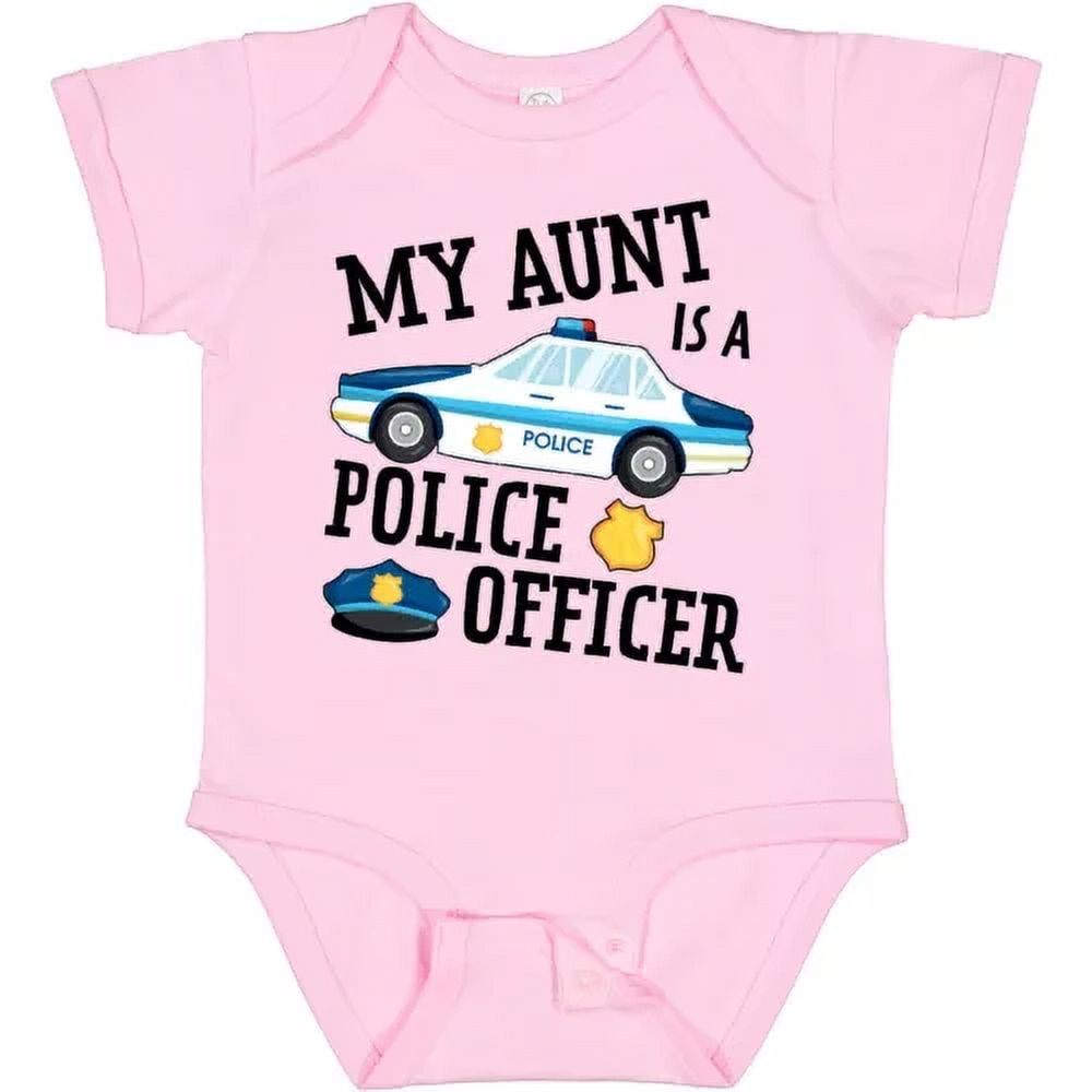 Bella Canvas My Aunt Is A Police Officer Baby Family Kids Niece Nephew ...