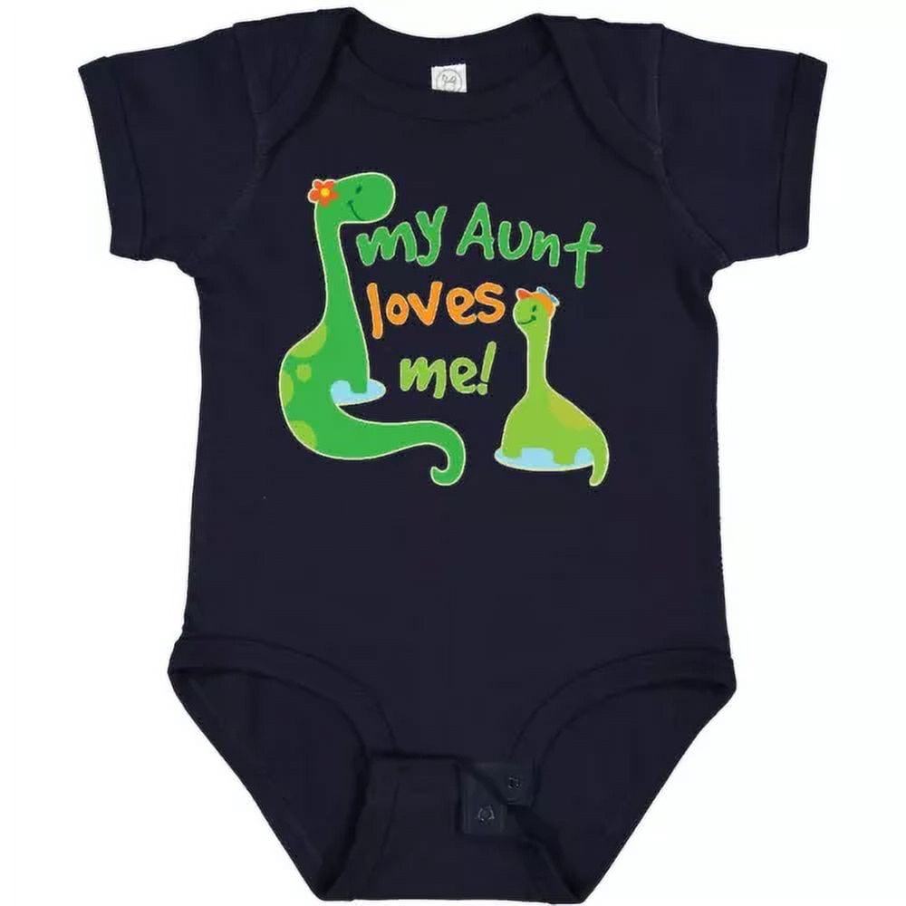 Bella Canvas My Aunt Loves Me Nephew Baby From Family Cute Kids One-piece Bodysuit - Walmart.com