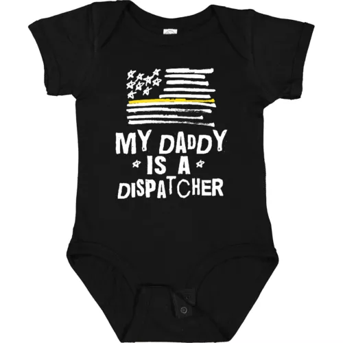 Bella Canvas My Dad Is A Dispatcher Emergency Services Baby Daddy Childs Bodysuit - Walmart.com