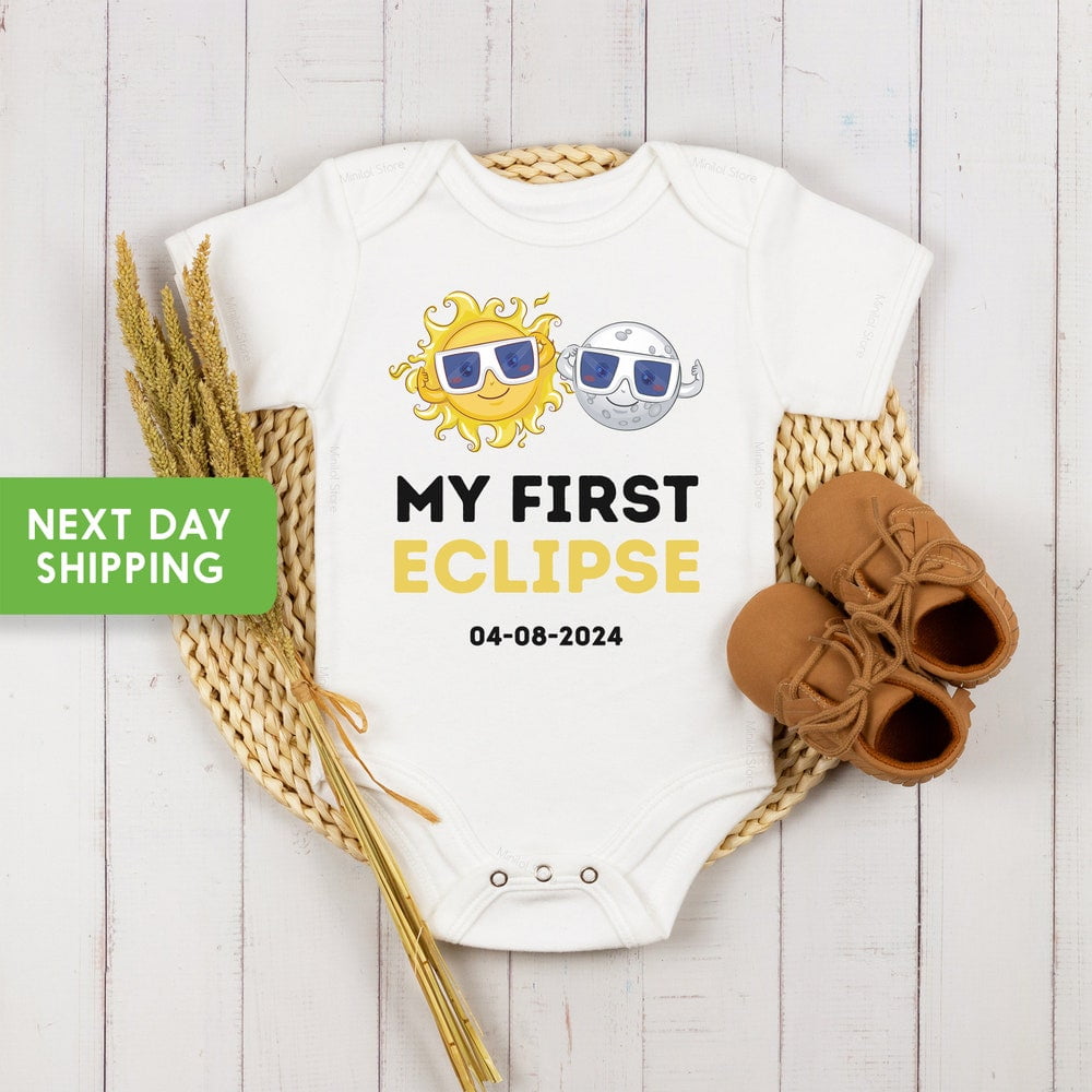 Bella Canvas My First Eclipse, 8th of April, Baby Outfits for the ...