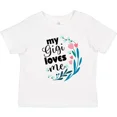 Bella Canvas My Gigi Loves Me Girls Outfit Toddler Shirt Flowered Clothes Child Toddler Shirt ...