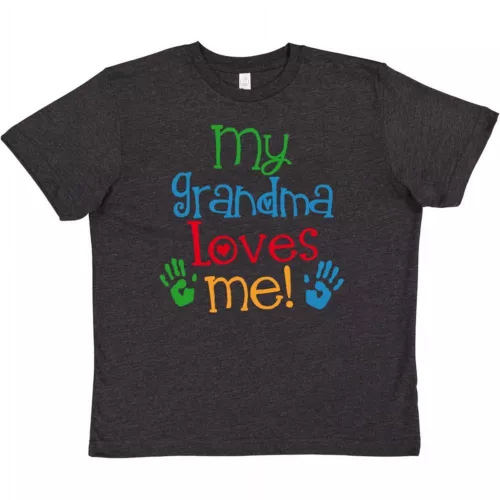 Bella Canvas My Grandma Loves Me Toddler T-Shirt Clothing Childs Grandkids Apparel - Walmart.com