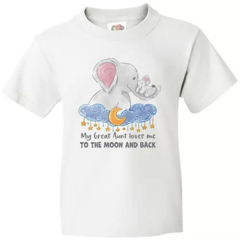 Bella Canvas My Great Aunt Loves Me To The Moon And Back Animals Gift Toddler Shirt - Walmart.com