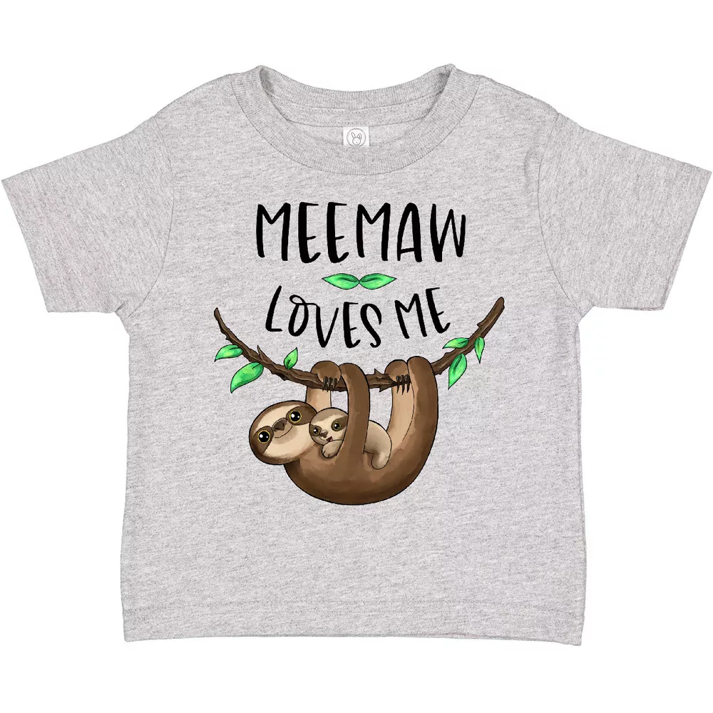 Bella Canvas My Great Grandma Loves Me- Heart Great Grandchild Toddler Shirt Love Toddler Shirt ...