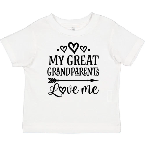 Bella Canvas My Great Grandparents Love Me Baby Toddler Shirt Grandchild Boy Girl Childs ...