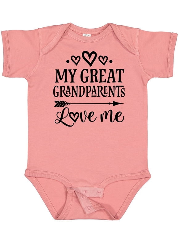 Bella Canvas My Great Grandparents Love Me Boys or Girls Baby Bodysuit - Walmart.com