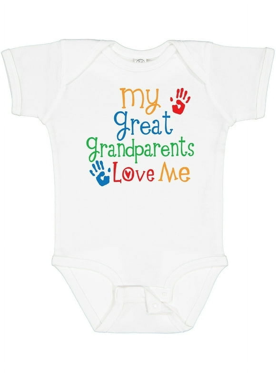Bella Canvas My Great Grandparents Love Me Boys or Girls Baby Bodysuit - Walmart.com