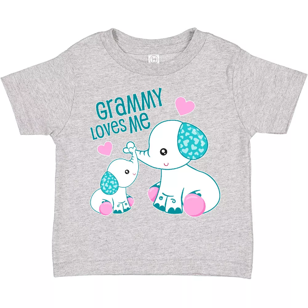 Bella Canvas My Mamie Loves Me Toddler Shirt Fox Foxes For Mimi Grandma ...