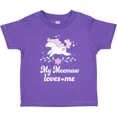 Bella Canvas My Meemaw Loves Me Grandchild Unicorn Toddler Shirt Clothes Childs Toddler Shirt ...