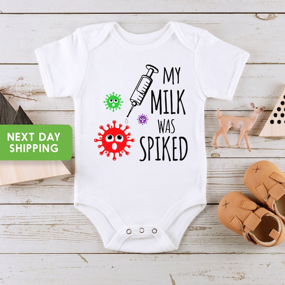 Bella Canvas My Milk Was Spiked, Breastfed Baby, Vaccine - Walmart.com