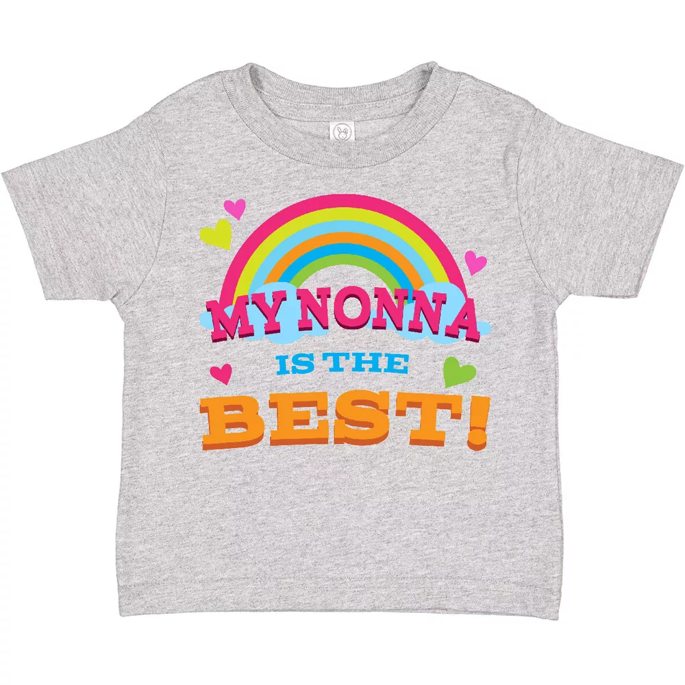 Bella Canvas My Nonna Is The Best Toddler Shirt From Grandma Grandkids Childs Kid Toddler Shirt ...