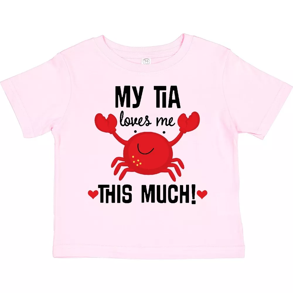 Bella Canvas My Tia Loves Me Nephew Toddler Shirt From Childs Clothing Apparel Toddler Shirt ...